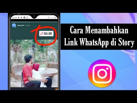 Cara Menambahkan Link WhatsApp di Story Instagram - memasukkan tautan ...