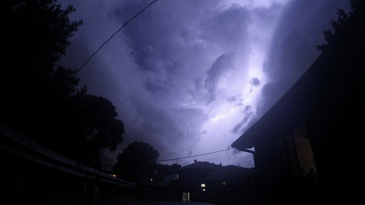 GoPro Lightning Storm Time lapse Omaha NE. - YouTube
