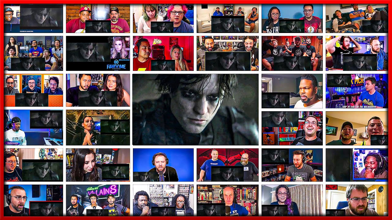 THE BATMAN Teaser Trailer MEGA Reactions Mashup - YouTube