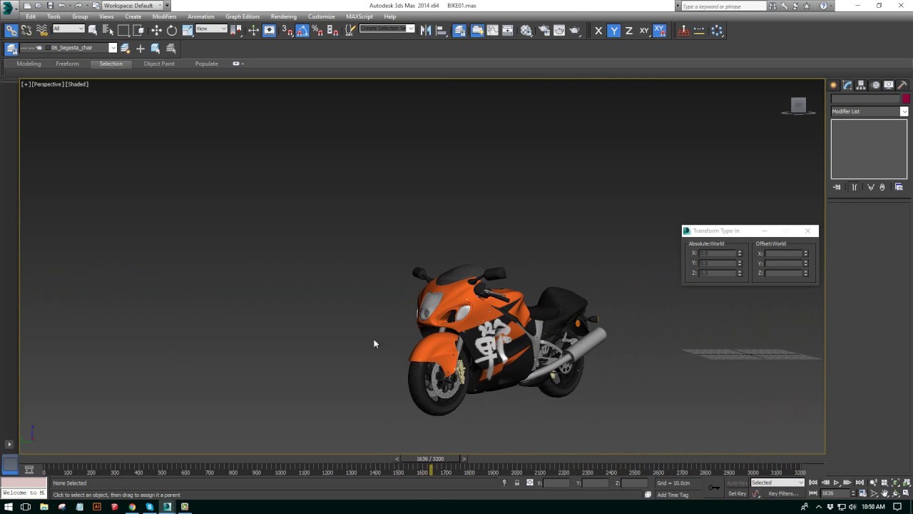 Bike animation by 3ds max - YouTube