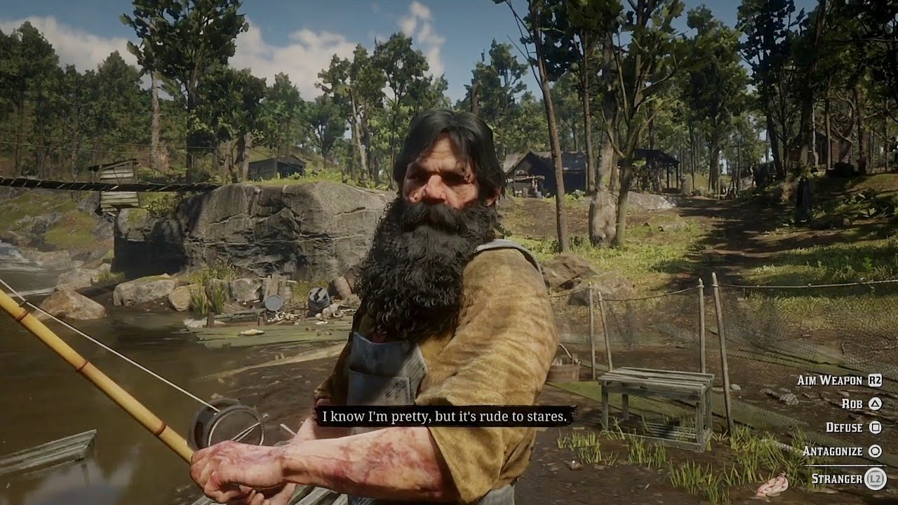 Arthur Meets The Gay NPC Again - Red Dead Redemption 2 - YouTube