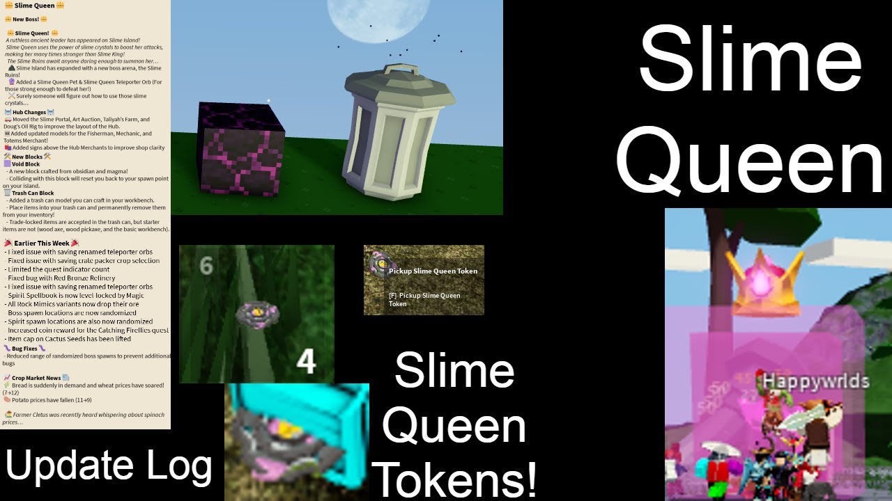 SLIME QUEEN UPDATE! - New Blocks, NEW BOSS, + MORE! - Roblox Islands ...