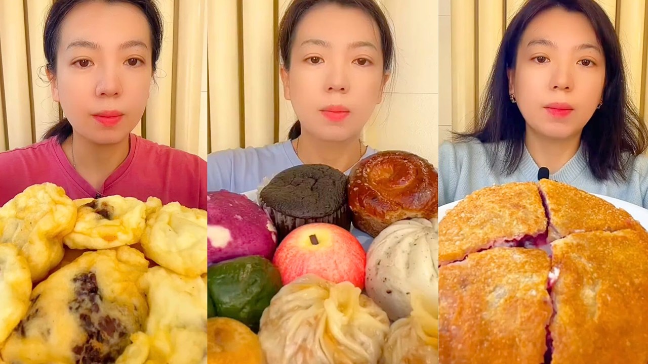 Traditional Chinese Homemade Food Eating Show | Buns Noodles & Desserts ...