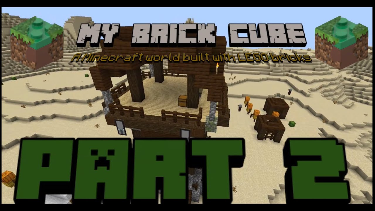 Minecraft Lego Cube MOC (Part 2) Pillager Tower - YouTube