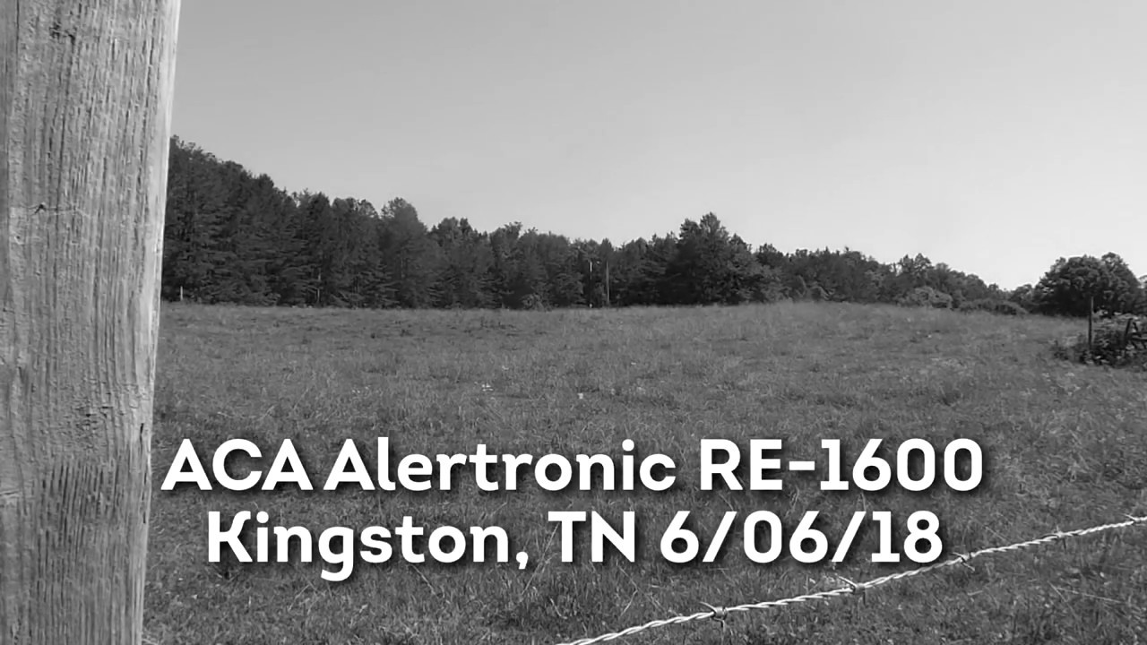 ACA Alertronic AL-6000R ambiance, Kingston, TN, 6/06/18 - YouTube