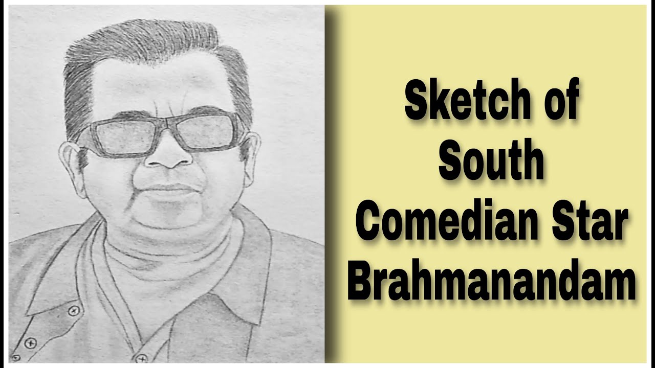 Brahmanandam sketch | brahmanandam drawing | brahmanandam pencil sketch ...