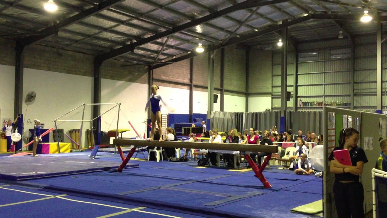 Splitz Gym Artistic Gymnastics - Caitlyn Bowell Level 6 Beam Routine ...