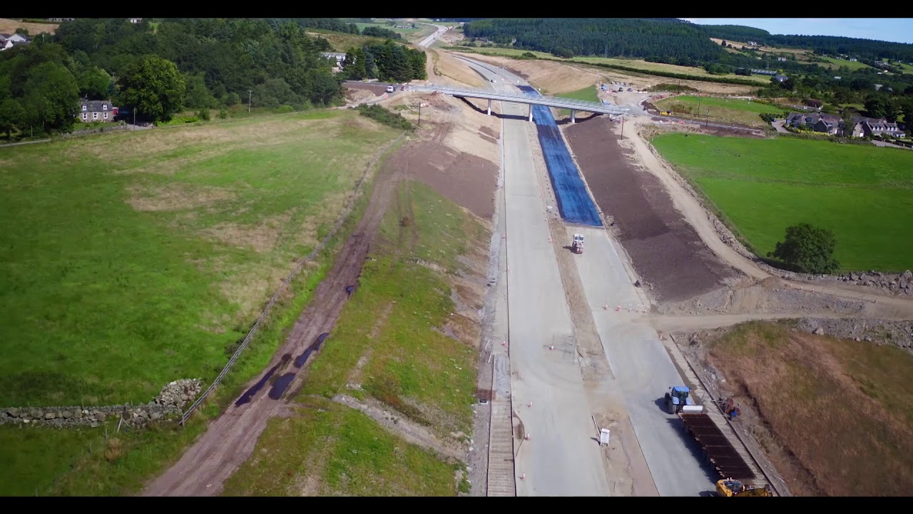 AWPR/B-T - River Dee Crossing to Craibstone Roundabout - YouTube