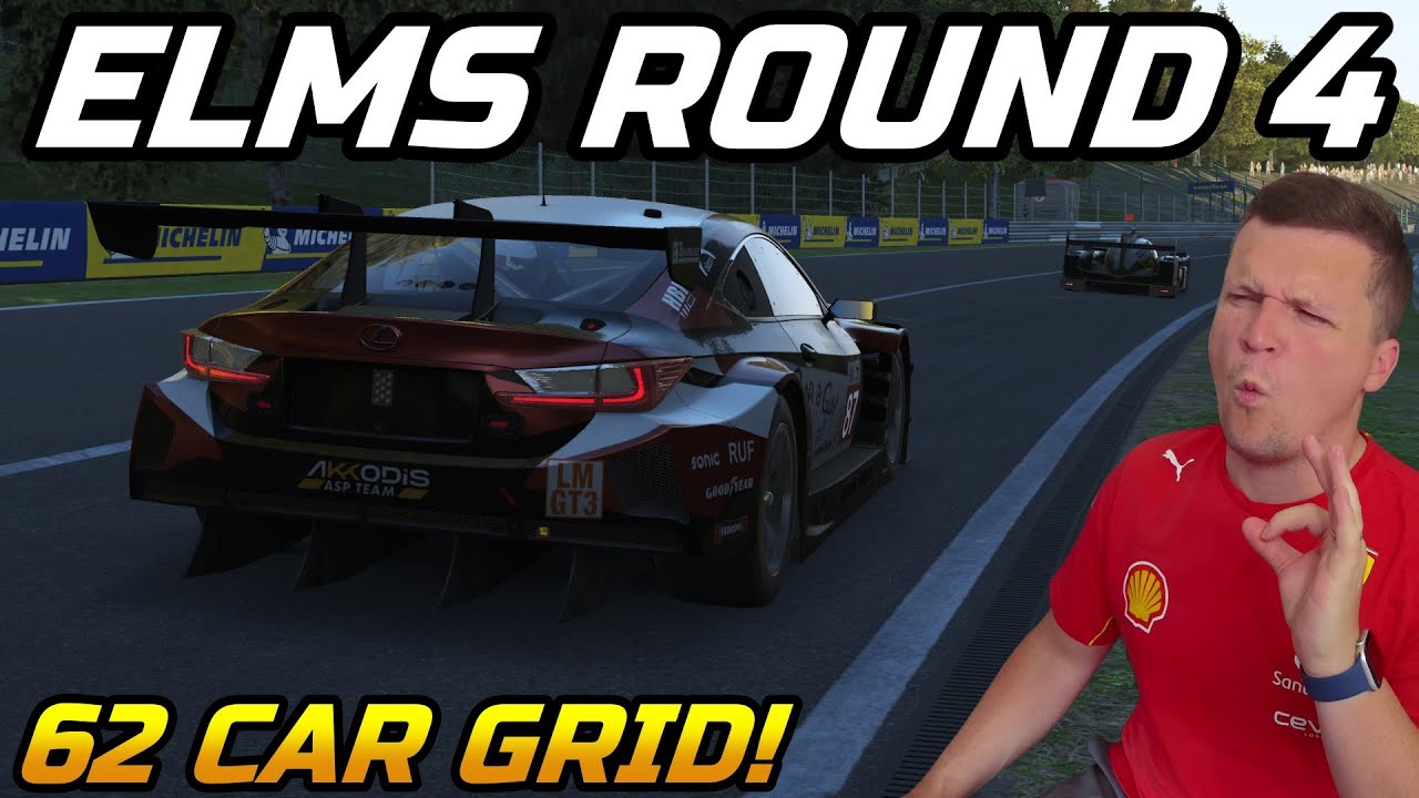 MASSIVE 62 CAR GRID AT SPA! - ELMS Round 4 - YouTube