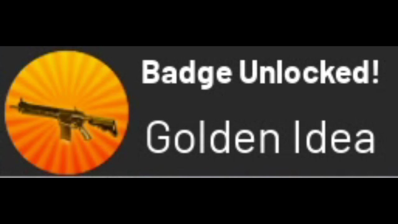 (Enforcement) Getting the golden idea badge again - YouTube