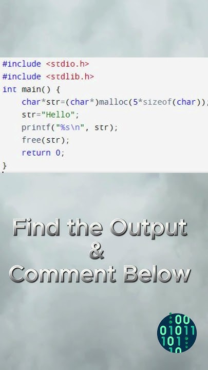 C Programming interview Questions #youtubeshorts #shorts 12 #cprogramming #programming - YouTube