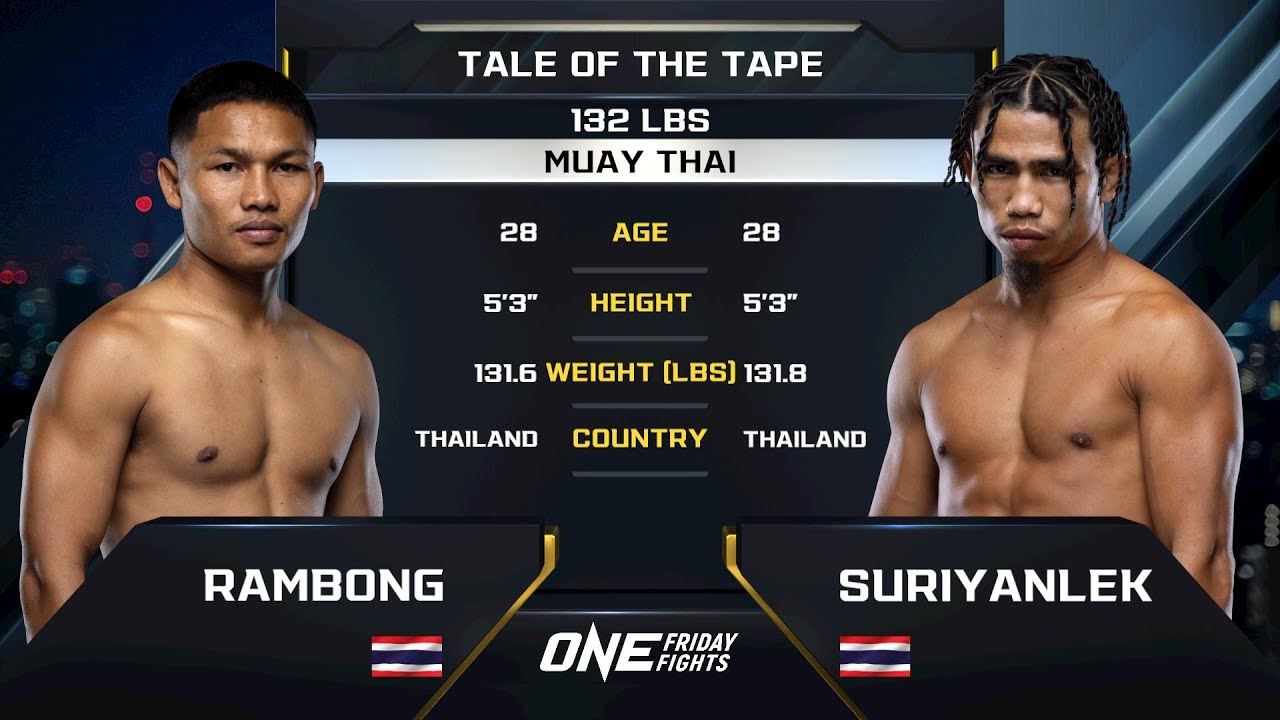 แรมบ๊อง ส.เถระพัฒน์ vs สุริยันต์เล็ก พ.เย็นยิ่ง | ONE ลุมพินี 115 | 4 ก.ค. 2568 | Ch7HD - YouTube