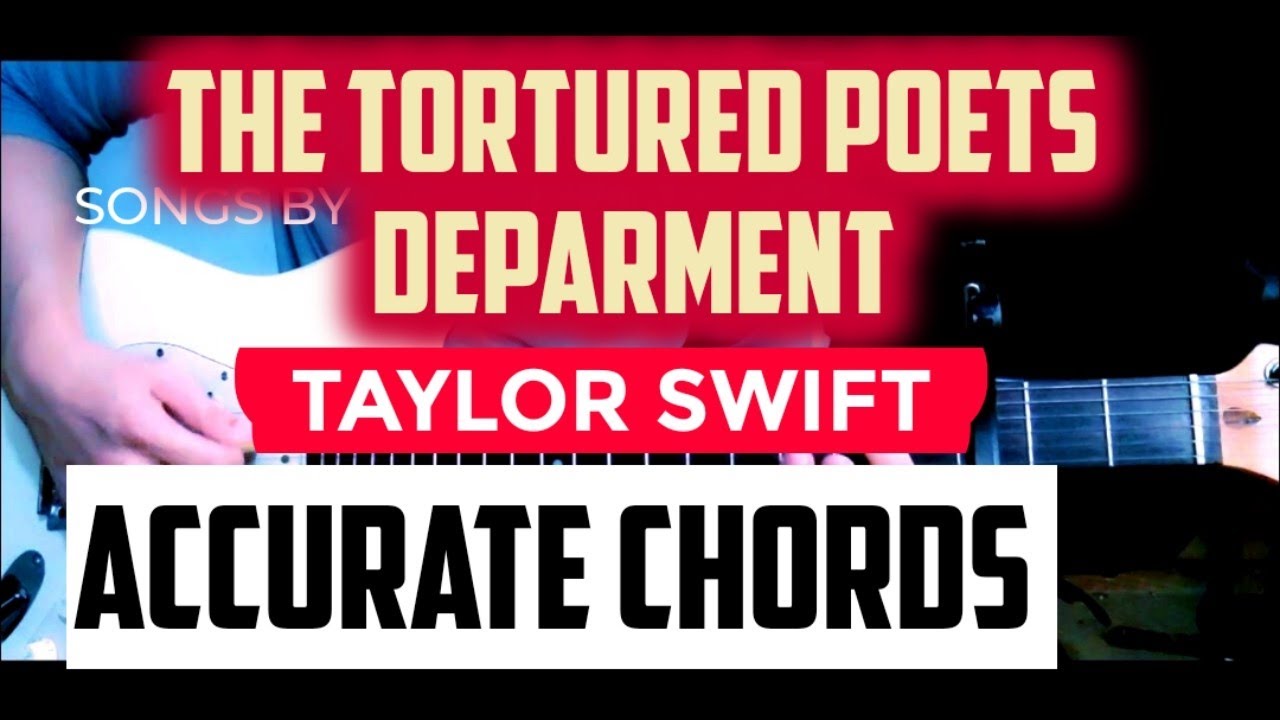 TAYLOR SWIFT - The Tortured Poets Department// GUITAR TUTORIAL#ttpd ...