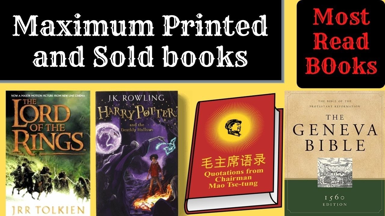 The 10 Most Read Books In The World | Maximum Printed and Sold books in ...