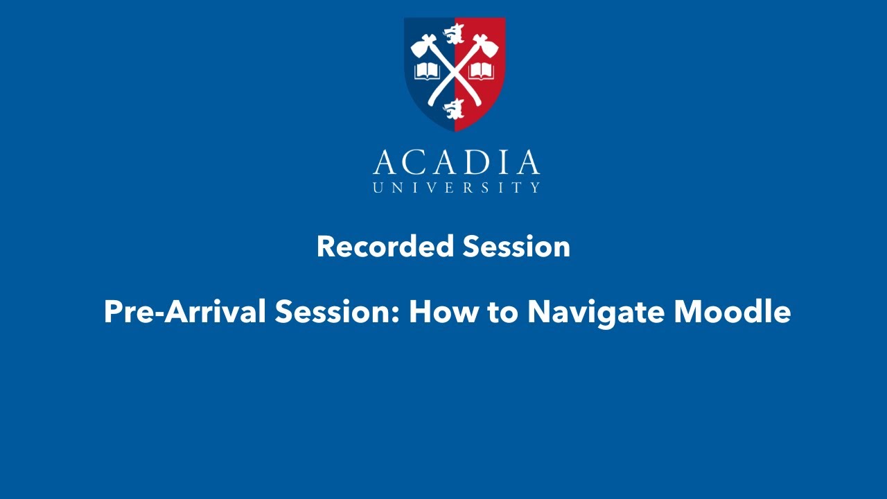 Navigating Moodle 4th June 2024 - YouTube