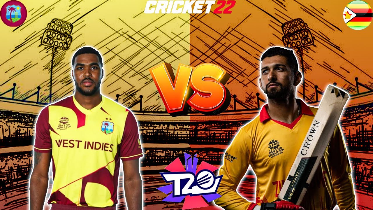 ICC World Cup T20 2022 | WI vs ZIM |Live Stream Cricket 22| - YouTube
