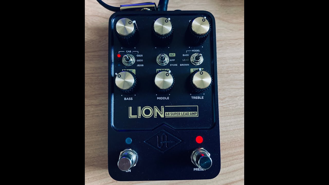 Universal Audio Lion 68 - Clean sounds - YouTube
