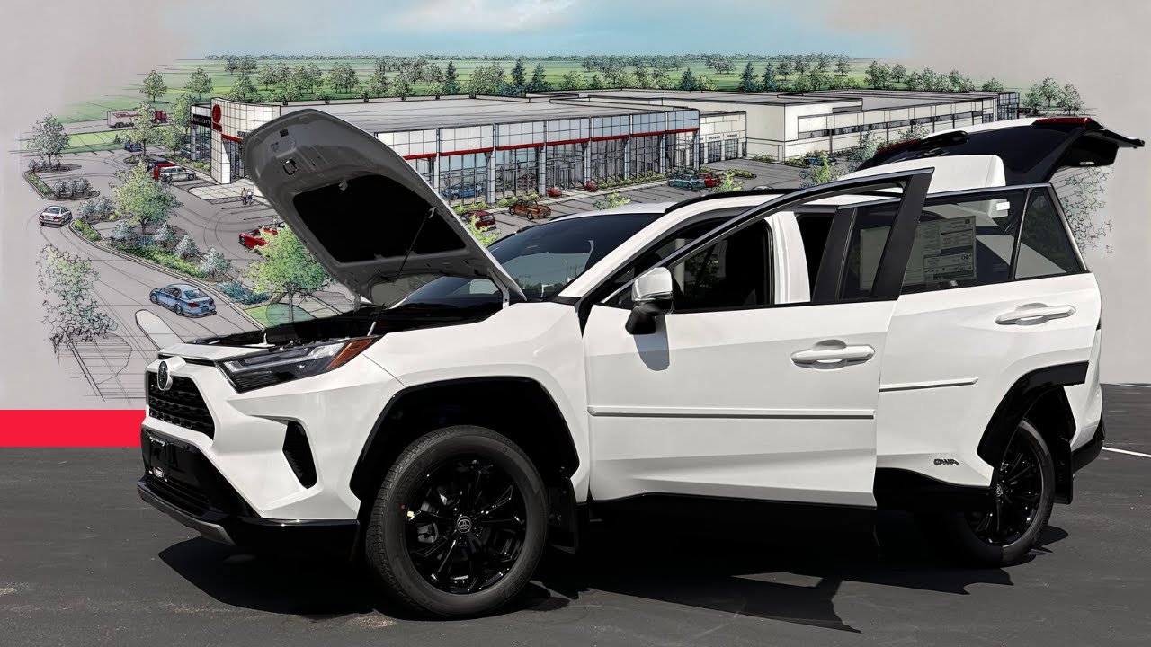 2023 RAV4 SE Hybrid Interior Review by Toyota - YouTube