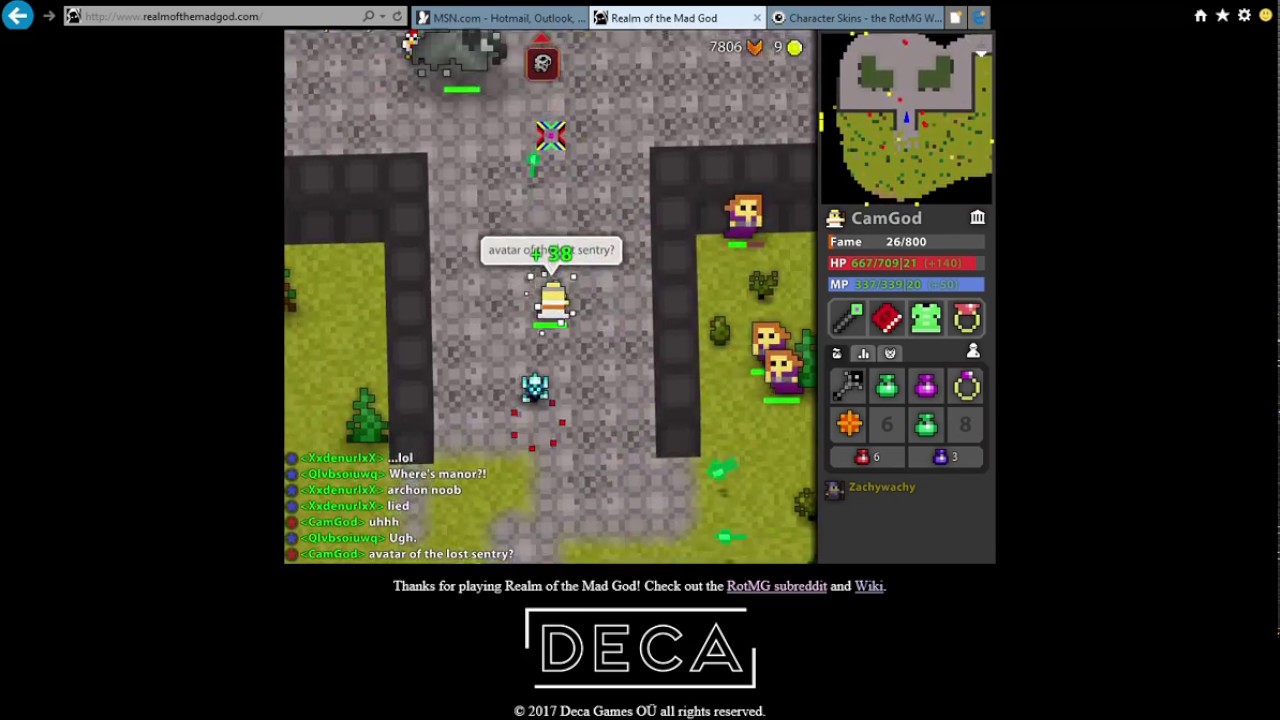 RotMG - Avatar of the lost sentry - YouTube