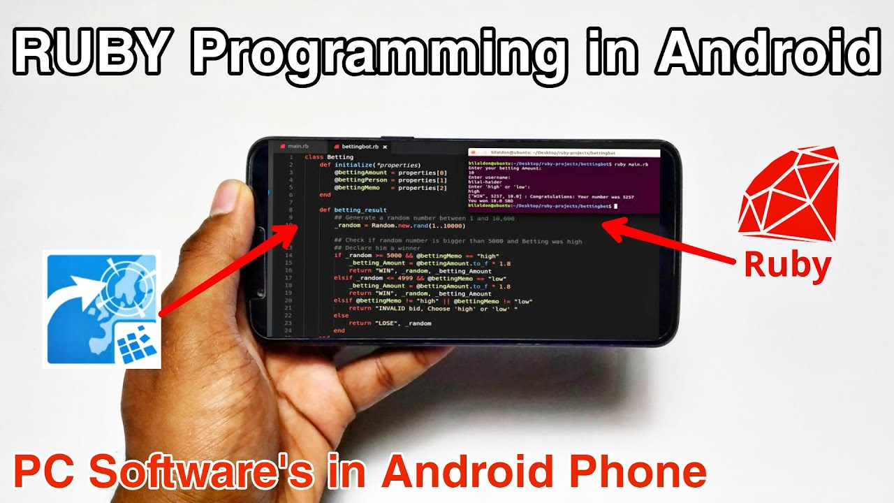 Ruby Programming Software in Android Phone Using Exagear Windows Emulator | PC Softwares in ...