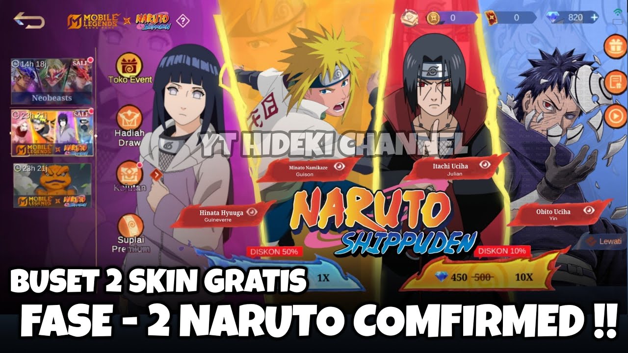 AKHIRNYA FASE 2 COLLAB NARUTO DIKOMFIRMASI BAKAL HADIR - YouTube