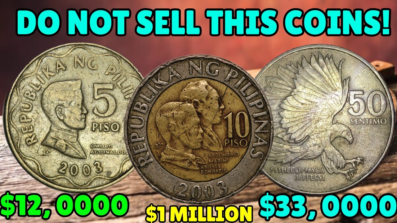3 Rare Philippine Coins You Should Not Ignore | 10 Piso 5 Piso & 50 ...