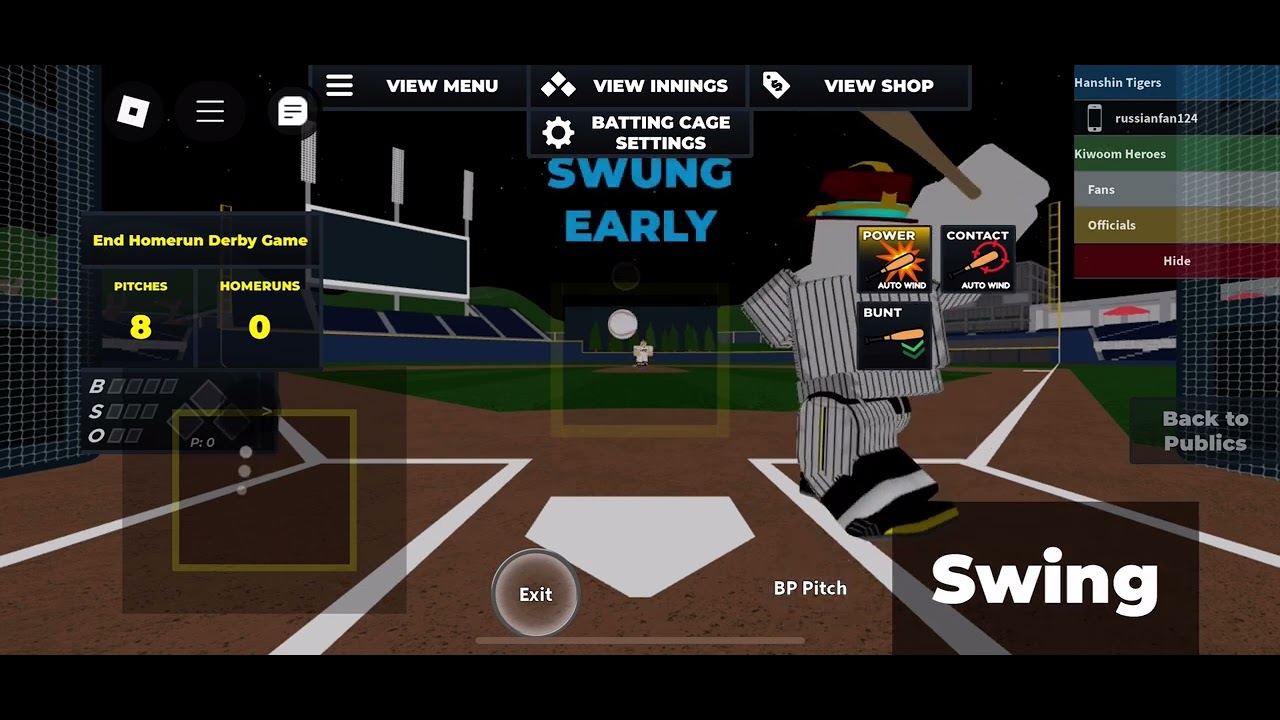 Roblox baseball - YouTube