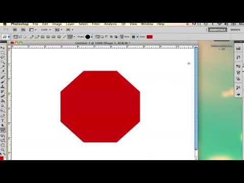 How to Draw an Octagon in Photoshop - YouTube