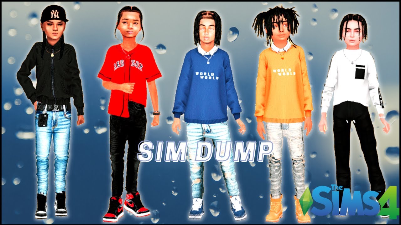 [Patreon] Male Child Sim Dump | CC Folder and Sim Download || SIMS 4 ...