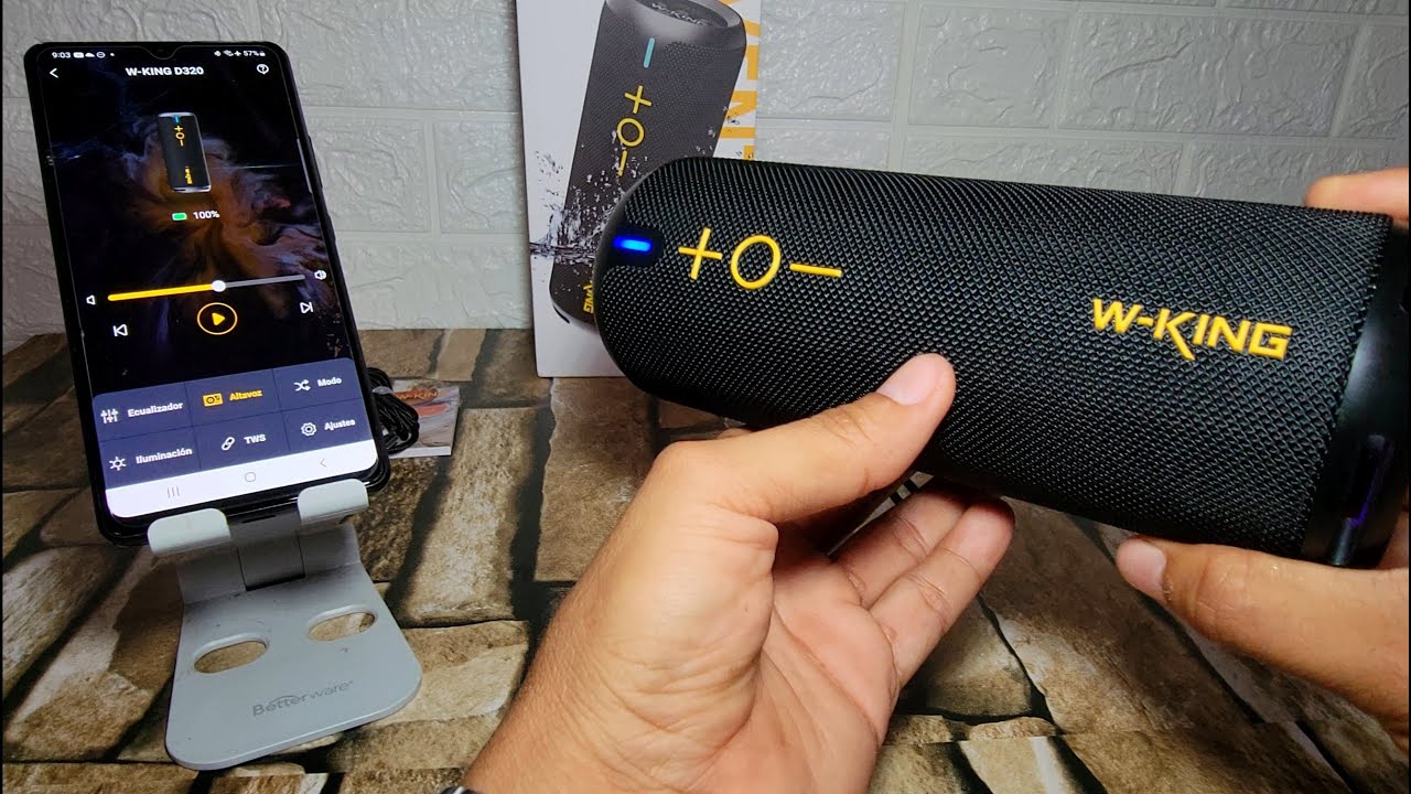 😃Altavoz W- King D320, Adventure, ¡Así es como se escucha‼ - YouTube