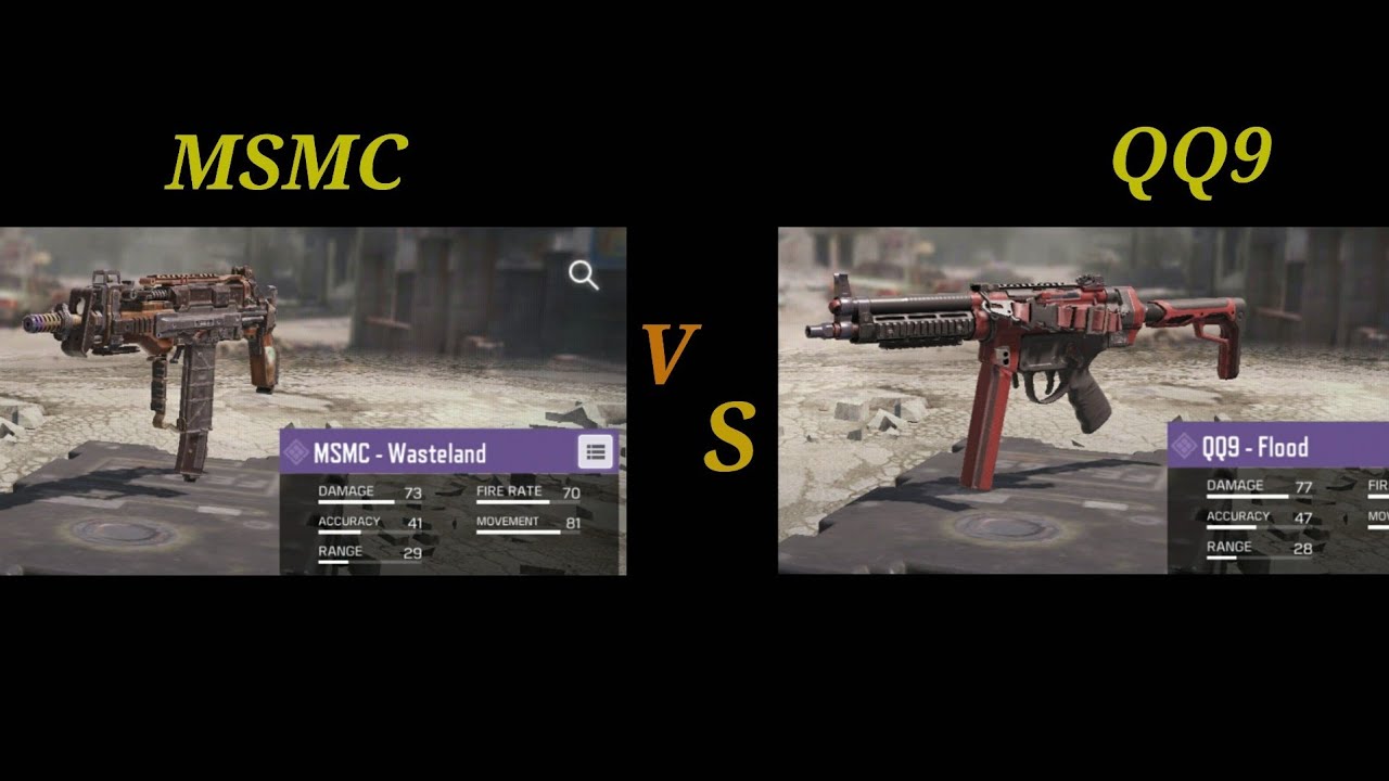 PERBEDAAN SMG | MSMC vs QQ9 (singkat)| Call Of Duty Mobile - YouTube