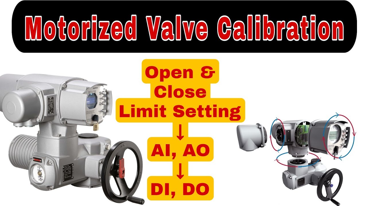 Rotork Motorized valve Calibration | Rotork MOV - YouTube
