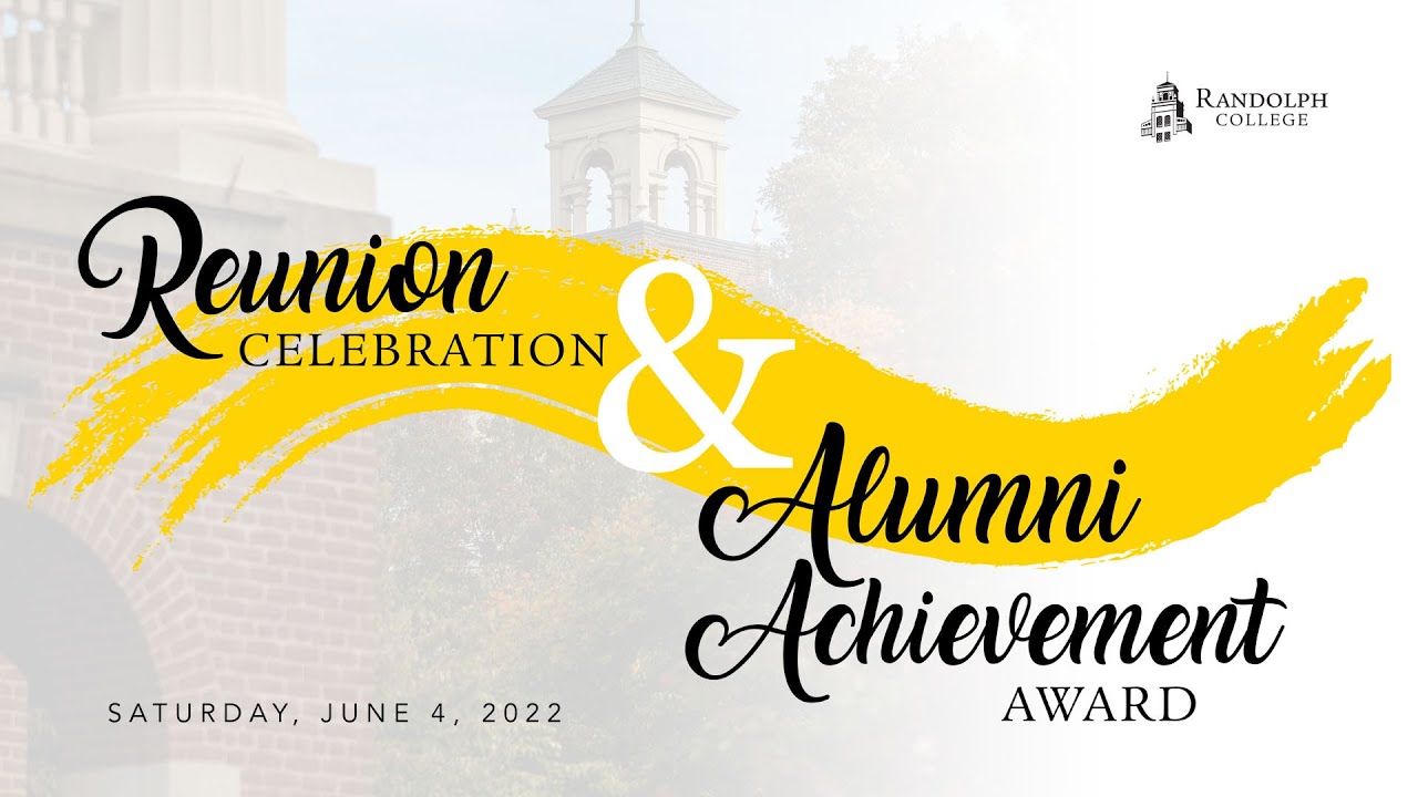Reunion Celebration and Alumni Achievement Award Presentation - YouTube