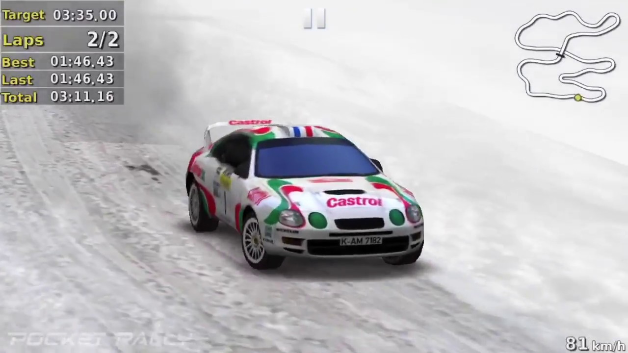 POCKET RALLY - Challenge II - 6/35 - Gameplay - Snow Trak unlocked ...