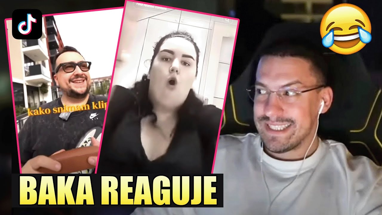 BAKA PRASE REAGUJE NA SMESNE TIKTOKOVE *Trajko & Dina Terzin* - YouTube
