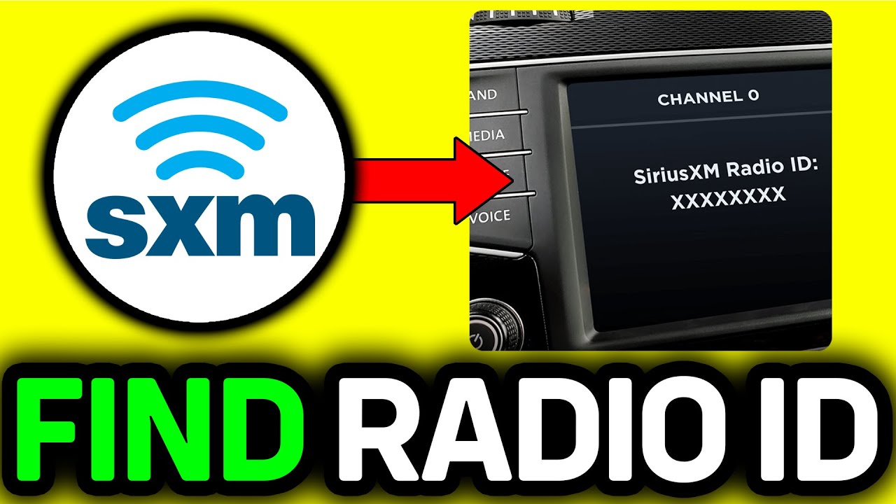UPDATED 2025! How To Find Your radio ID For SiriusXM - YouTube