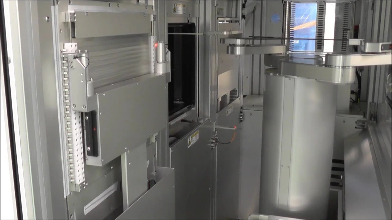 Rorze Patent pending Shutter type N2 purge Load port - YouTube