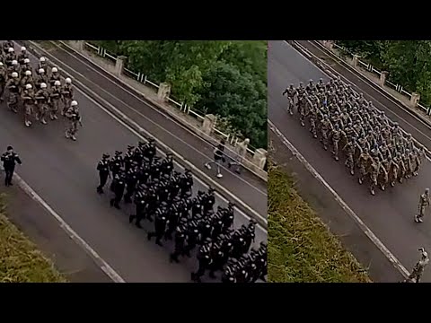 Şuşa bu gün hərbi paraddan yeni video görüntülər