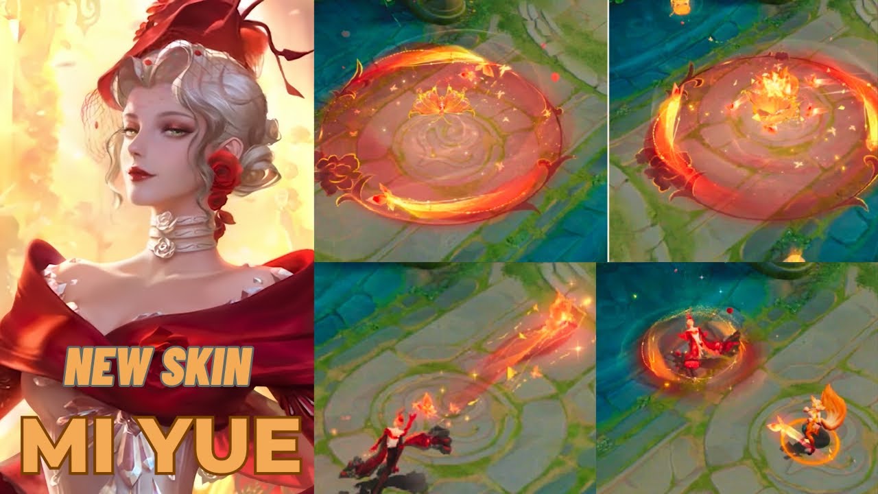 Honor of Kings ( Mi Yue ) New Skin | Novo Visual | Server China - YouTube