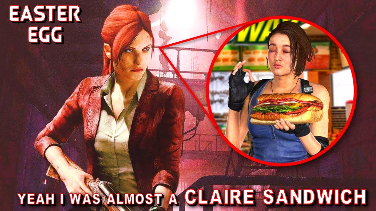 Claire Sandwich EASTER EGG with Reference - Resident Evil Revelations 2 ...