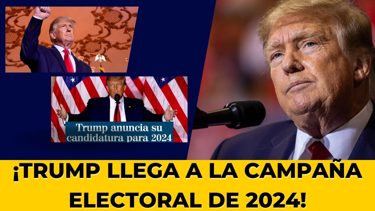 ULTIMAS NOTICIAS! TRUMP LLEGA A LA CAMPAÑA ELECTORAL DE 2024! ULTIMO ...