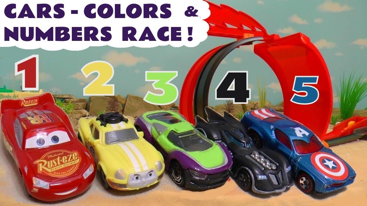 Lightning McQueen Toy Car Racing Fun with the Funlings - YouTube
