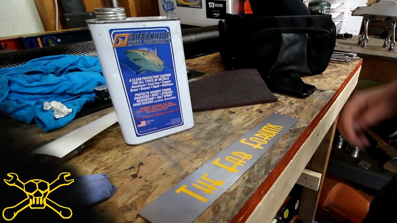 Sharkhide Metal Protectant Test - YouTube