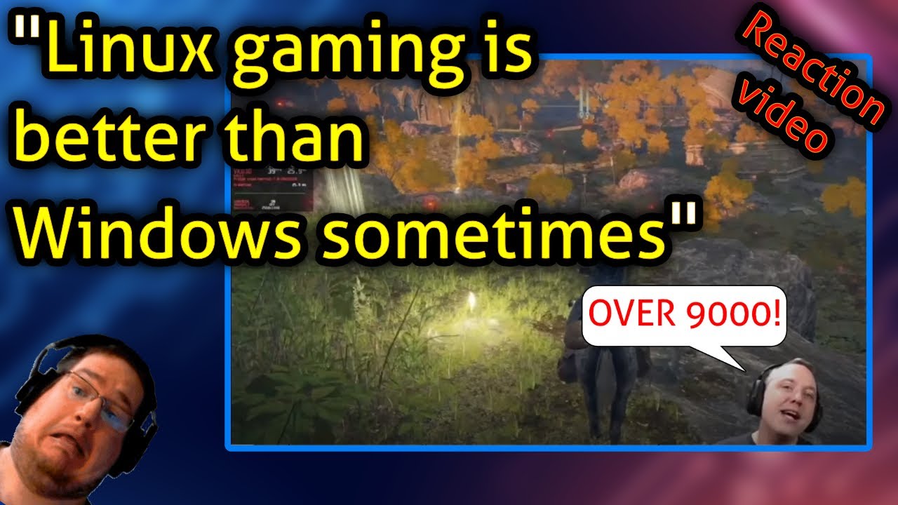 "Linux gaming is better than Windows sometimes" - Reaction video - YouTube