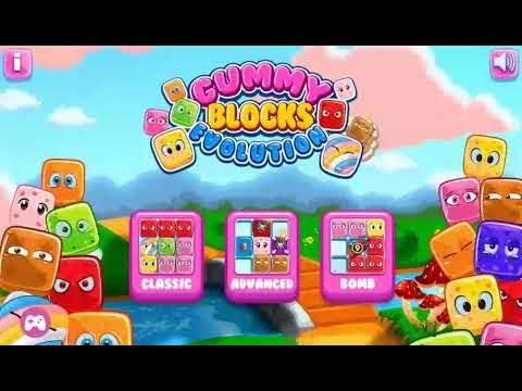 Gummy Blocks Evolution (HTML5 Game) Gameplay - YouTube