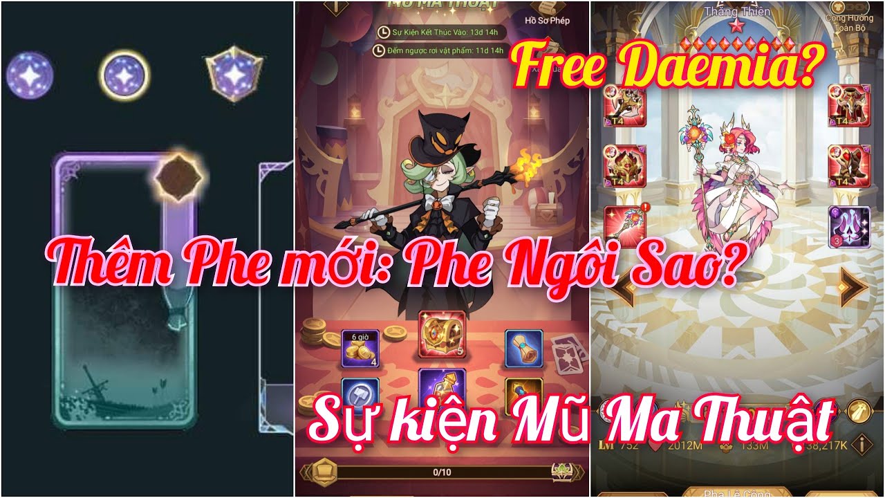 Afk Arena | Thêm phe mới phe Ngôi Sao, sự kiện Mũ Ma Thuật quay trở lại ...