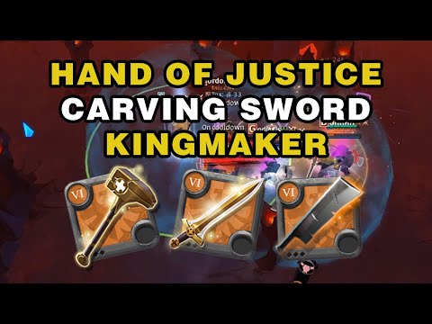 Hand of Justice + Carving Sword + Kingmaker || Albion Online - YouTube