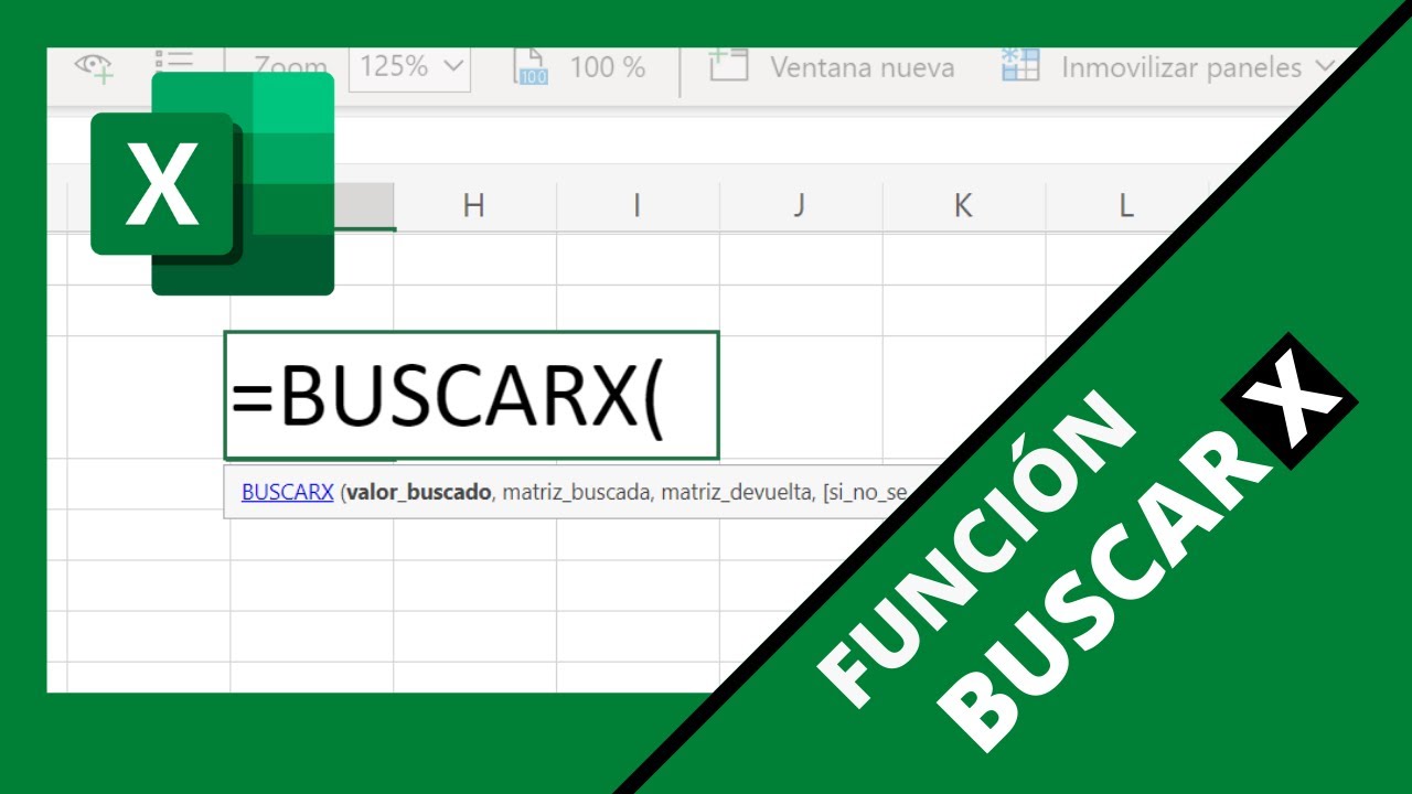La Función BuscarX En Excel - ¿Cómo Funciona? - YouTube