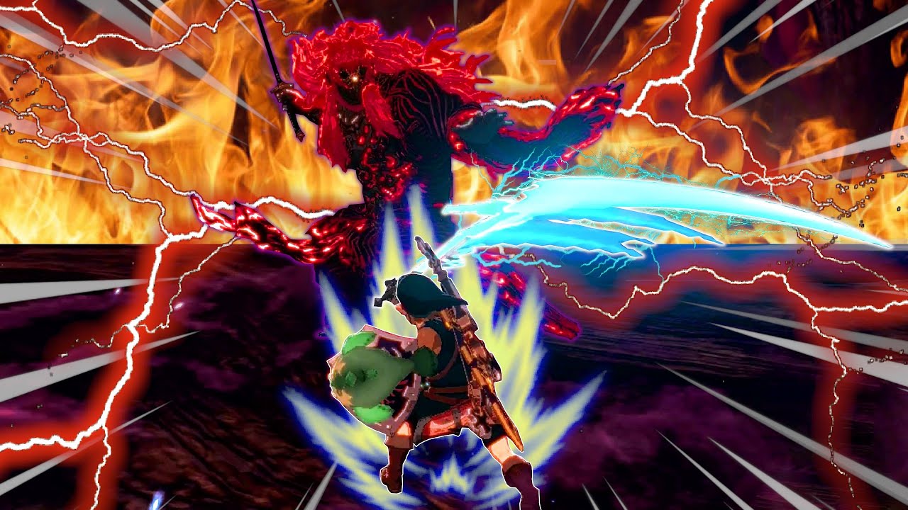 Lore Accurate Link VS Demon King Ganondorf In Tears of The Kingdom ...