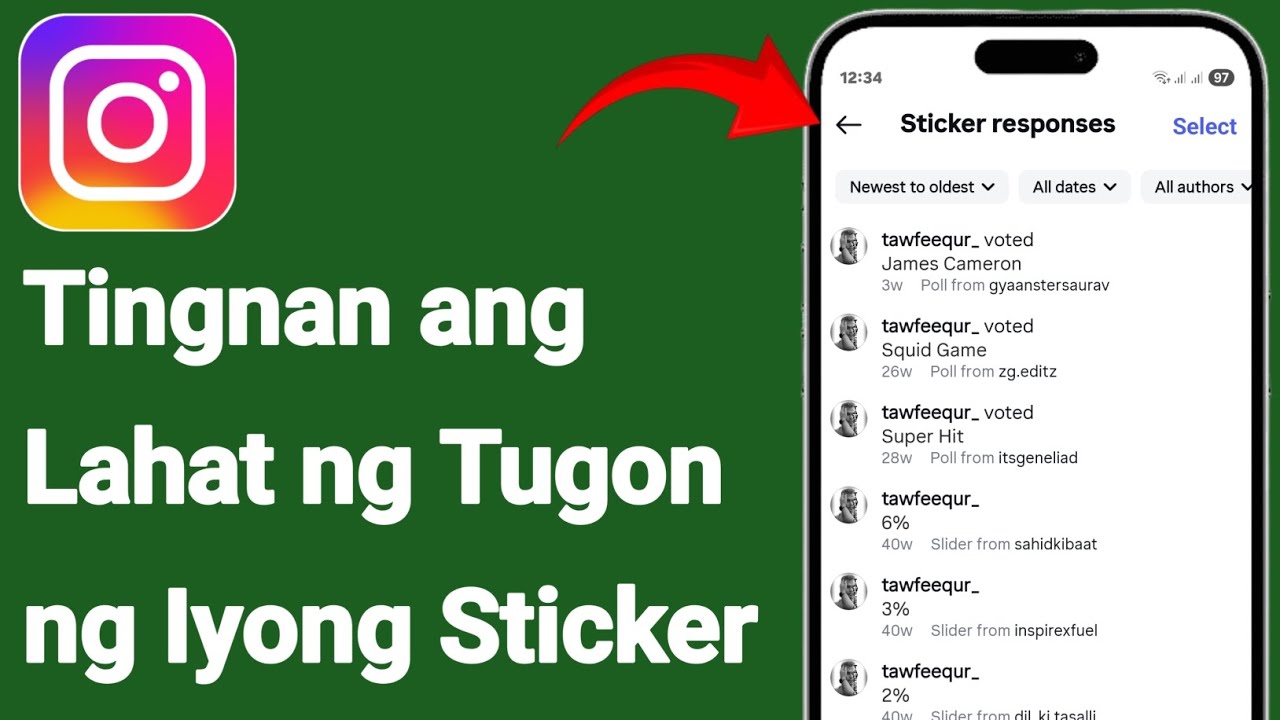 Paano Makita ang Lahat ng Tugon ng Iyong Sticker sa Instagram - YouTube